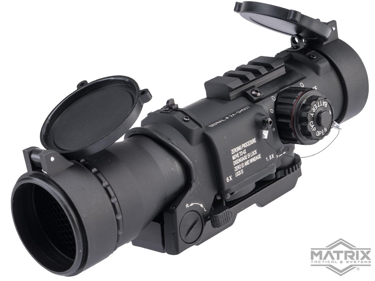 Matrix GDR Optical Sight w/ Illuminated Red/Green Dot (Model: 1.5x - 6x ...