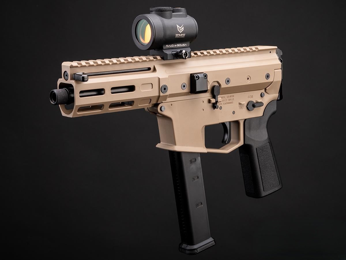 EMG Angstadt Arms MDP-9 Airsoft Gas Blowback Pistol Caliber Carbine ...