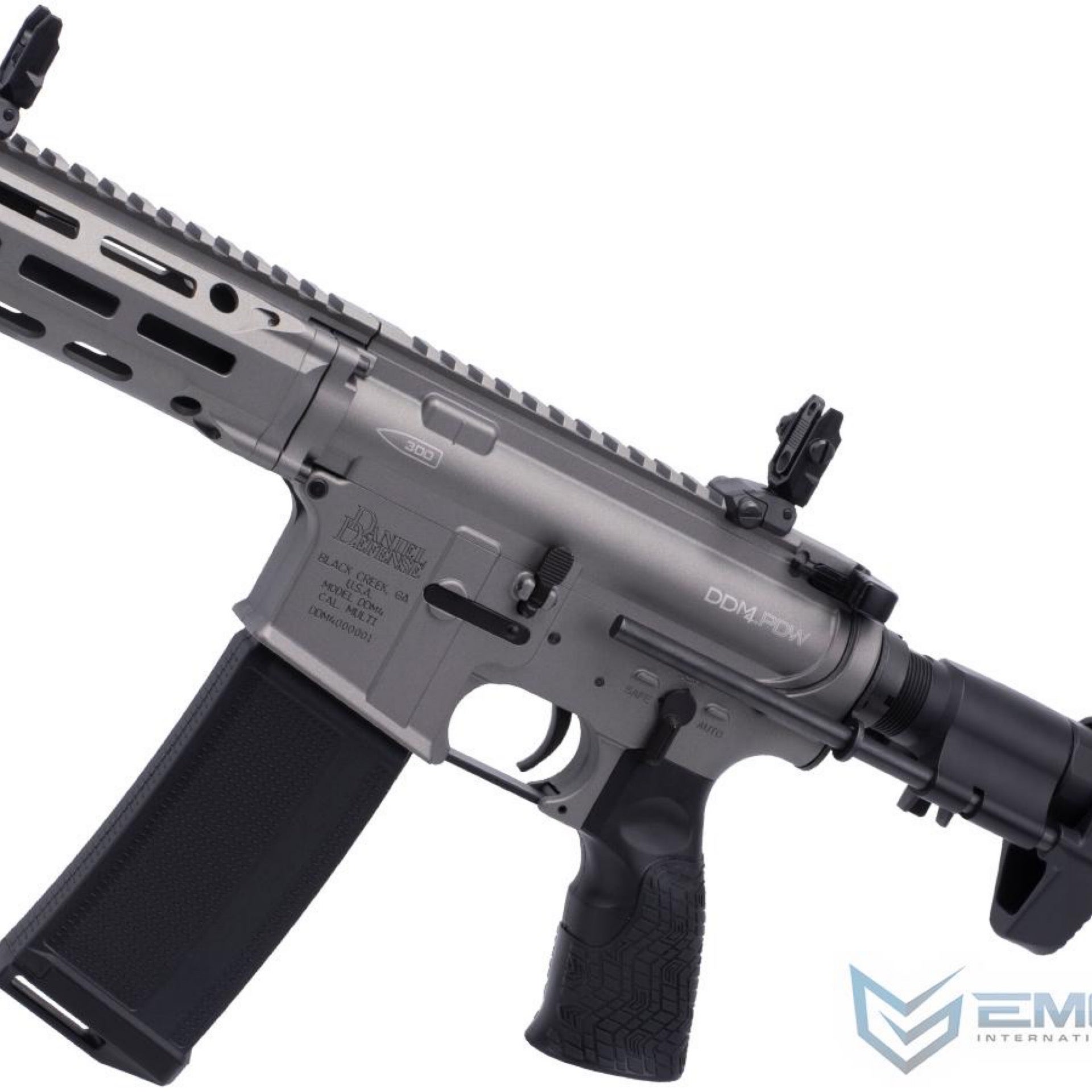 EMG Daniel Defense DDM4 PDW Airsoft AEG Rifle w/ CYMA Platinum Gearbox ...