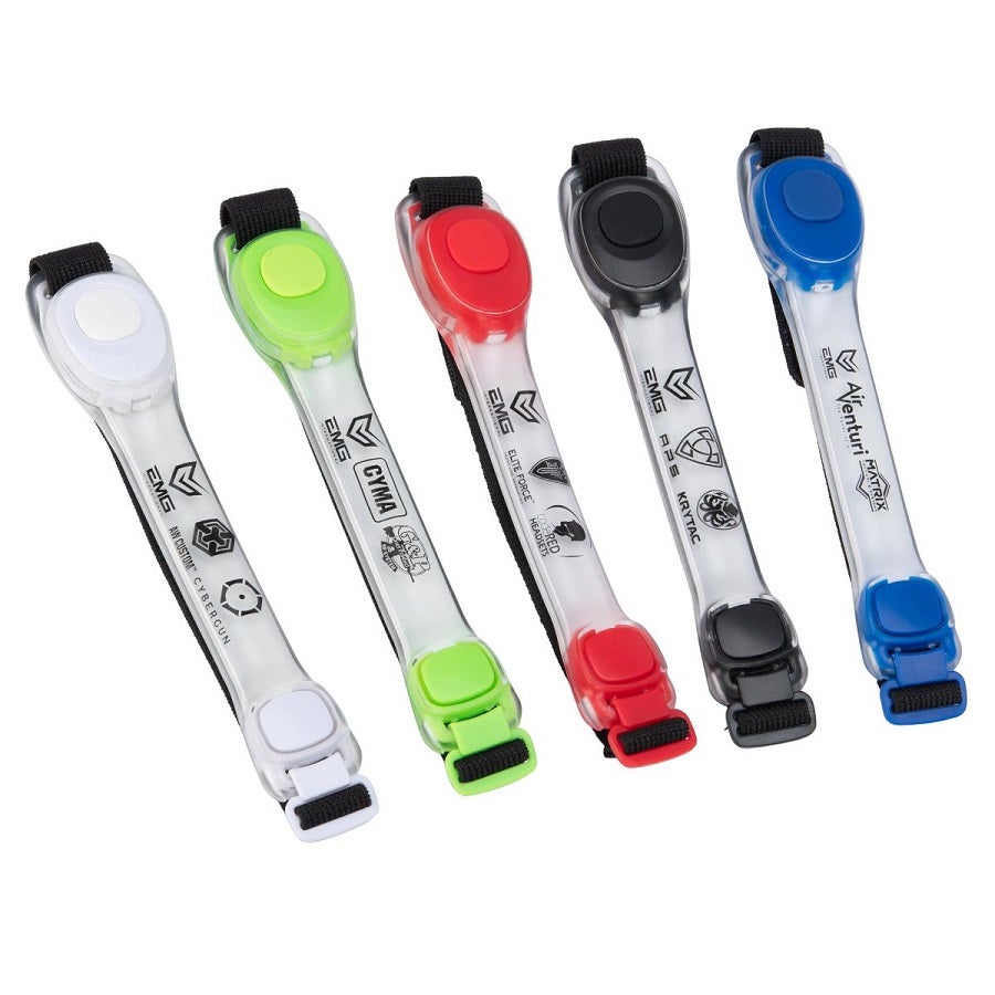 EMG Airsoft Nation Arm Band IFF Red LED Markers | Dead End Outfitters
