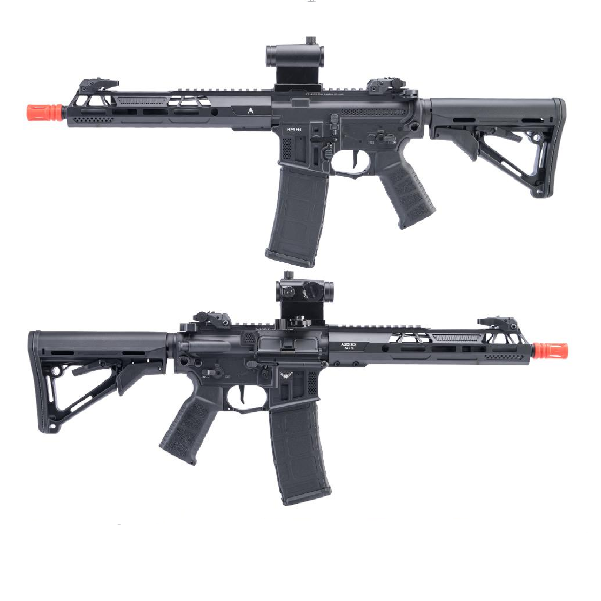 Double Eagle Aeroknox Licensed AX-15 MPR-M4 Airsoft AEG Rifle w/ Falcon ...